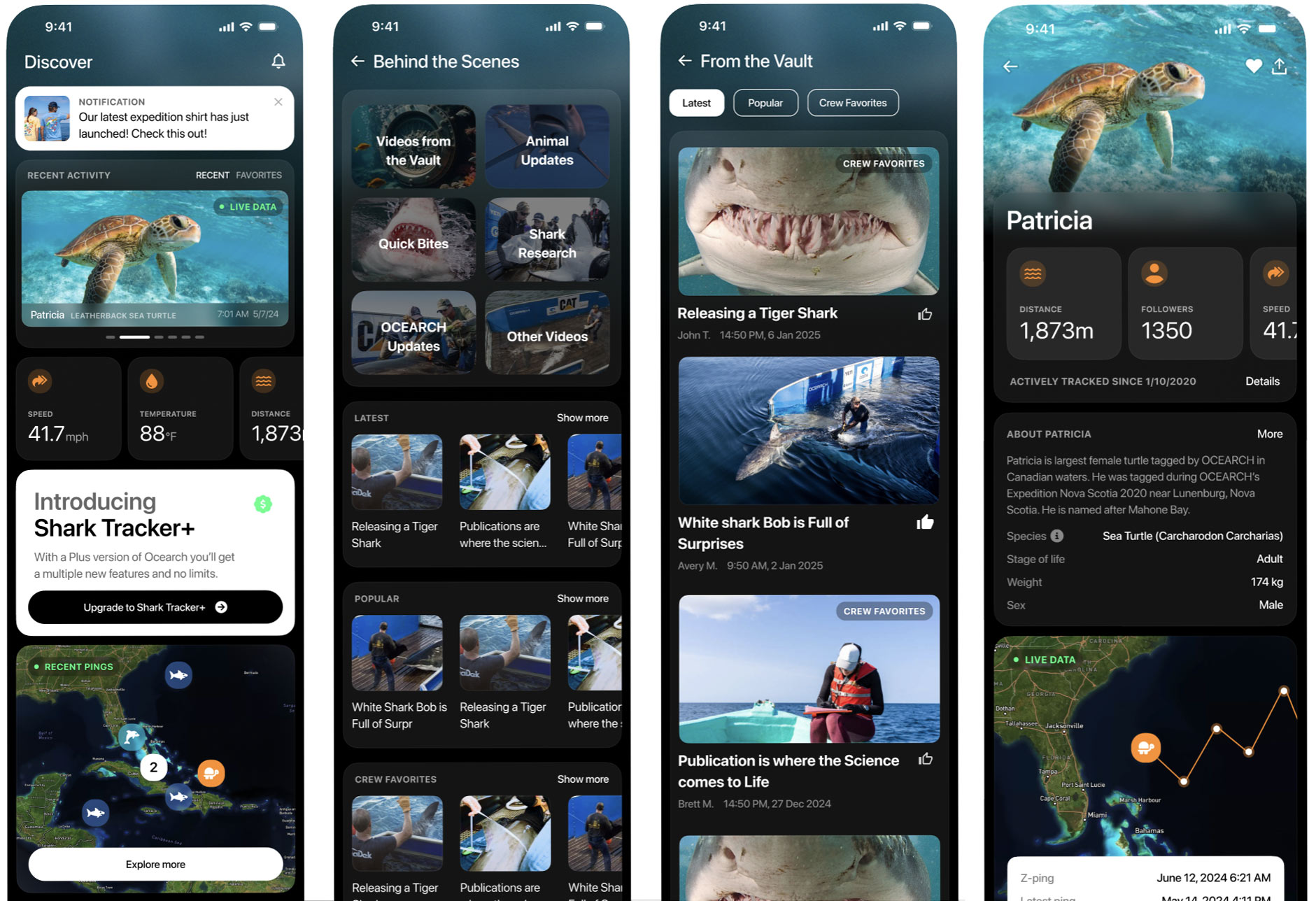 OCEARCH Shark Tracker App | Free & Shark Tracker+